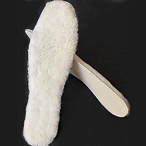 OKAYDA Australian Sheepskin Insoles Cozy & Warm Wool Shearling Insole Unisex for Shoes, Slippers, Boots, Sneakers (Woman 10)
