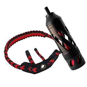 Toparchery Compound Bow Aluminum Stabilizer with Wrist Bow Sling Braided Hunting Shooting Target