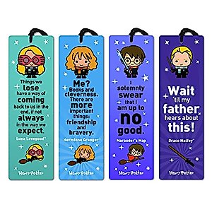 Re-marks “Harry Potter” Harry, Hermione, Luna, and Draco Quotemarks, Pack of 4