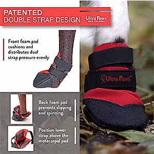 Ultra Paws Durable Boots - RED - Petite