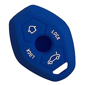 Replacement Fit For Rpkey Silicone Keyless Entry Remote Control Key Fob Cover Case protector For BMW 3 5 7 Series M3 M5 M6 X3 X5 Z3 Z4 Z8 LX8FZV