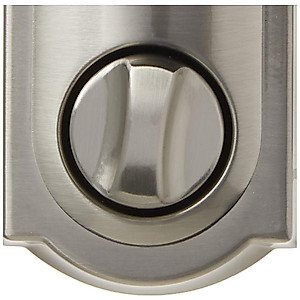 SCHLAGE Z-Wave Connect Camelot Touchscreen Deadbolt with Built-In Alarm, Satin Nickel, BE469 CAM 619, Works with Alexa via SmartThings, Wink or Iris