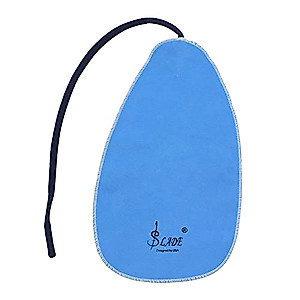 Lerodite Cleaning Cloth Swab for Inside Tube Suitable for Clarinet Piccolo Flute Sax Saxophone (Blue)