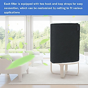 TOKDOOT Cut to Fit Carbon Air Filter,Replacement Charcoal Filters,Carbon Pad Pre Filter, Pre Filter Carbon Sheet for Air Purifier,Pack of 1, 16x48