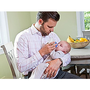 Lansinoh Momma Breastmilk Feeding Bottle with NaturalWave Slow Flow Nipple, 5 Ounces