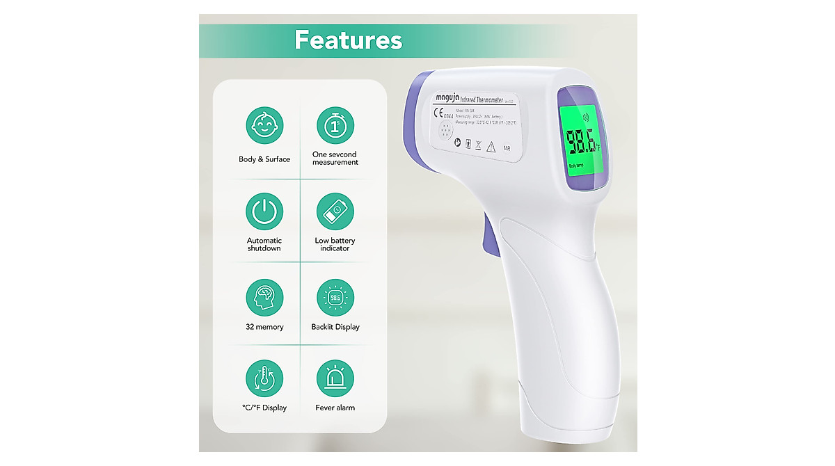 Thermometer for Adults and Kids Forehead Thermometer for Kids Digital ...