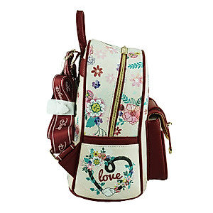 Wondapop Disney Mickey and Minnie Mouse 11" Vegan Leather Fashion Mini Backpack