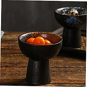 Baluue Parfait Bowl Ceramic Ice Cream Bowl Footed s Round Bowl Mousse Bowls Mini Martini Glasses Decorative Wine Glasses Mini Wine Glasses Dessert Cup Ceramic Bowl Trifle Dish Ceramics