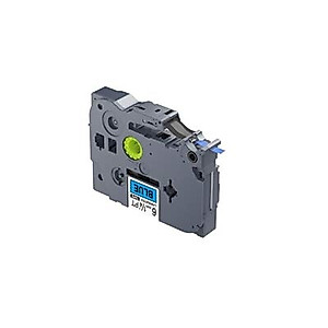 IDIK 1PK Black on Blue Standard Laminated Label Tape Compatible for Brother P-Touch TZe-511 TZ511 TZe511(6mm x 8m)