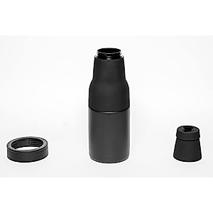 Malolu 4 In 1 Beer Can Cooler, Stainless Steel Double Wall Insulated Can Cooler for 12oz Cans & Beverage, Slim Freezable Vacuum Insulated Beer Bottle Cooler with Bottle & Can Opener