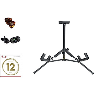 Fender DE FA-125 Dreadnought Acoustic Guitar Pack, 3-Color Sunburst, with Gig Bag and Accessories