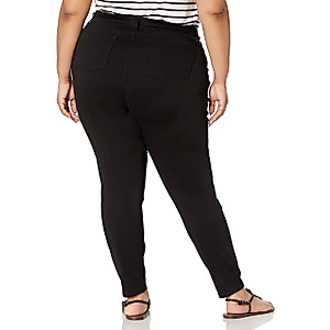 Amazon Essentials Women's Pull-On Knit Jegging (Available in Plus Size), Black, Large Short