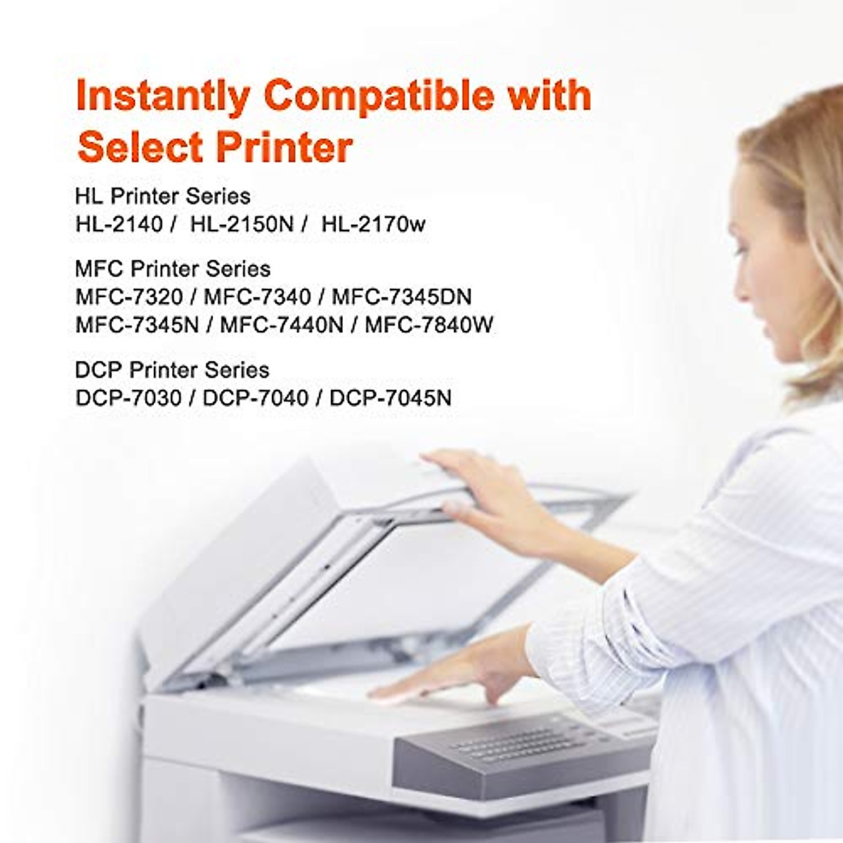 ejet TN360 TN-360 TN330 Toner Cartridge Page Yield Up to 2,600 Pages, High Yield Compatible for Brother TN360 TN330 TN-360 for DCP-7040 DCP-7030 MFC-7840W HL-2140 MFC-7340 MFC-7440N HL-2170W, 3 Black