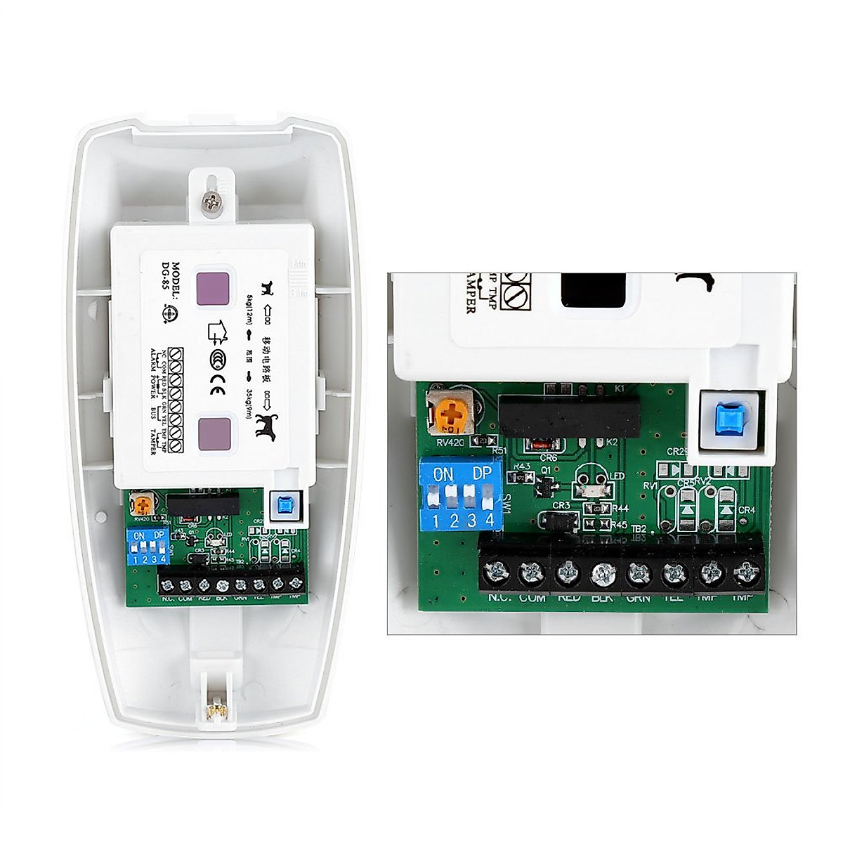 Wired Passive Infrared Motion Sensor , Motion Sensor&Detector Alarm , personally constructed Security Alert System for Monitor & keep Outside Property for Patio Deck Yard Garden