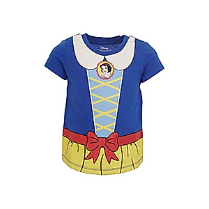 Disney Princess Infant Baby Girls 5 Pack Graphic T-Shirts Blue/Pink/Yellow 18 Months