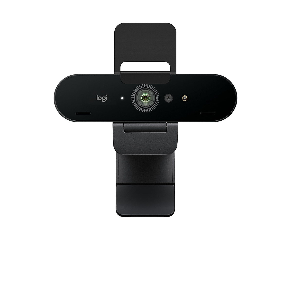 Logitech Brio 4K Webcam, Ultra 4K HD Video Calling, Noise-Canceling mic, HD Auto Light Correction, Wide Field of View, Works with Microsoft Teams, Zoom, Google Voice, PC/Mac/Laptop/Tablet, Black
