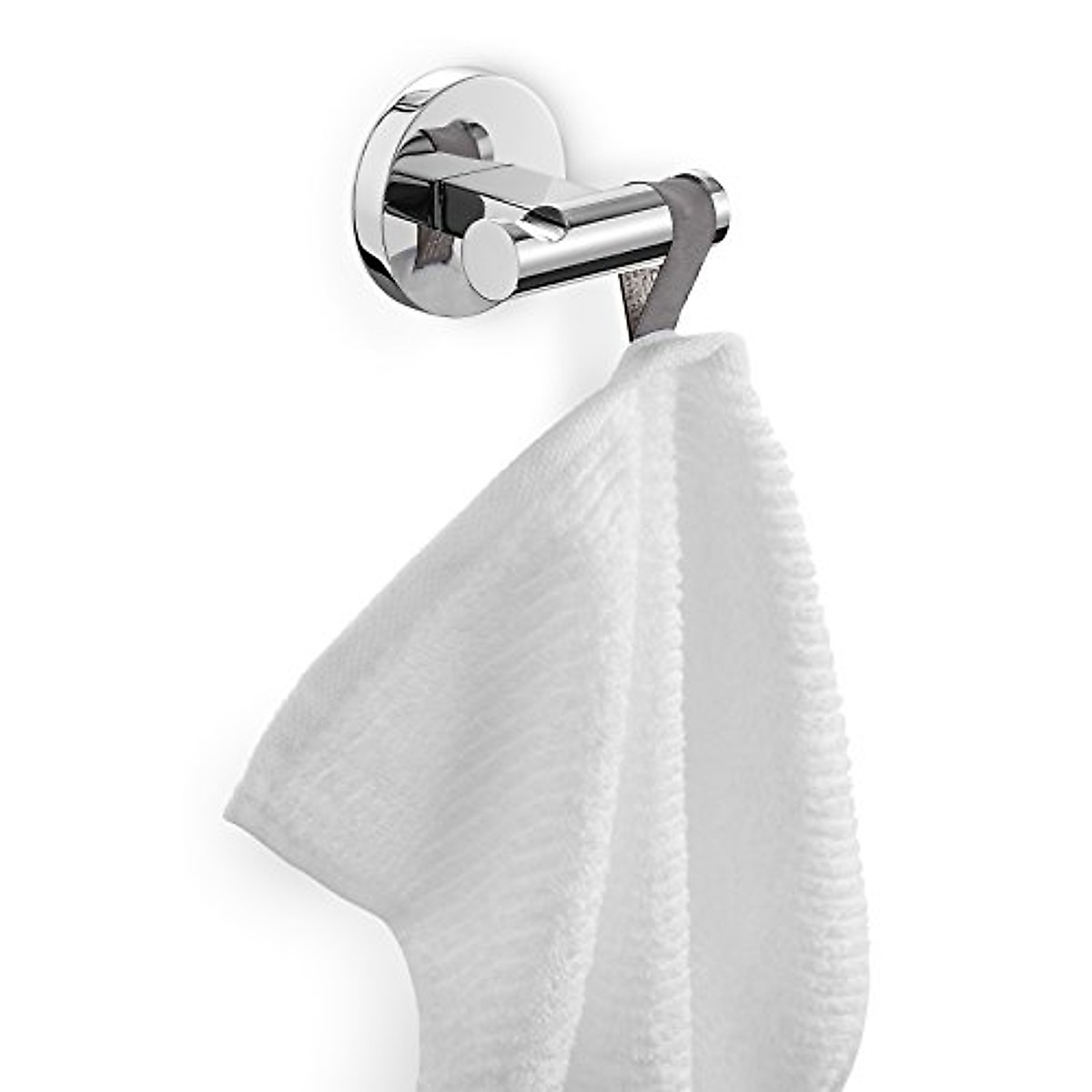 Zack 40063 Scala Wall Mounted Double Towel Hook, 2.36 by 2.76 by 2.36-Inch