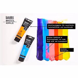 Liquitex BASICS Acrylic Paint, 118ml (4-oz) Tube, Payne's Gray