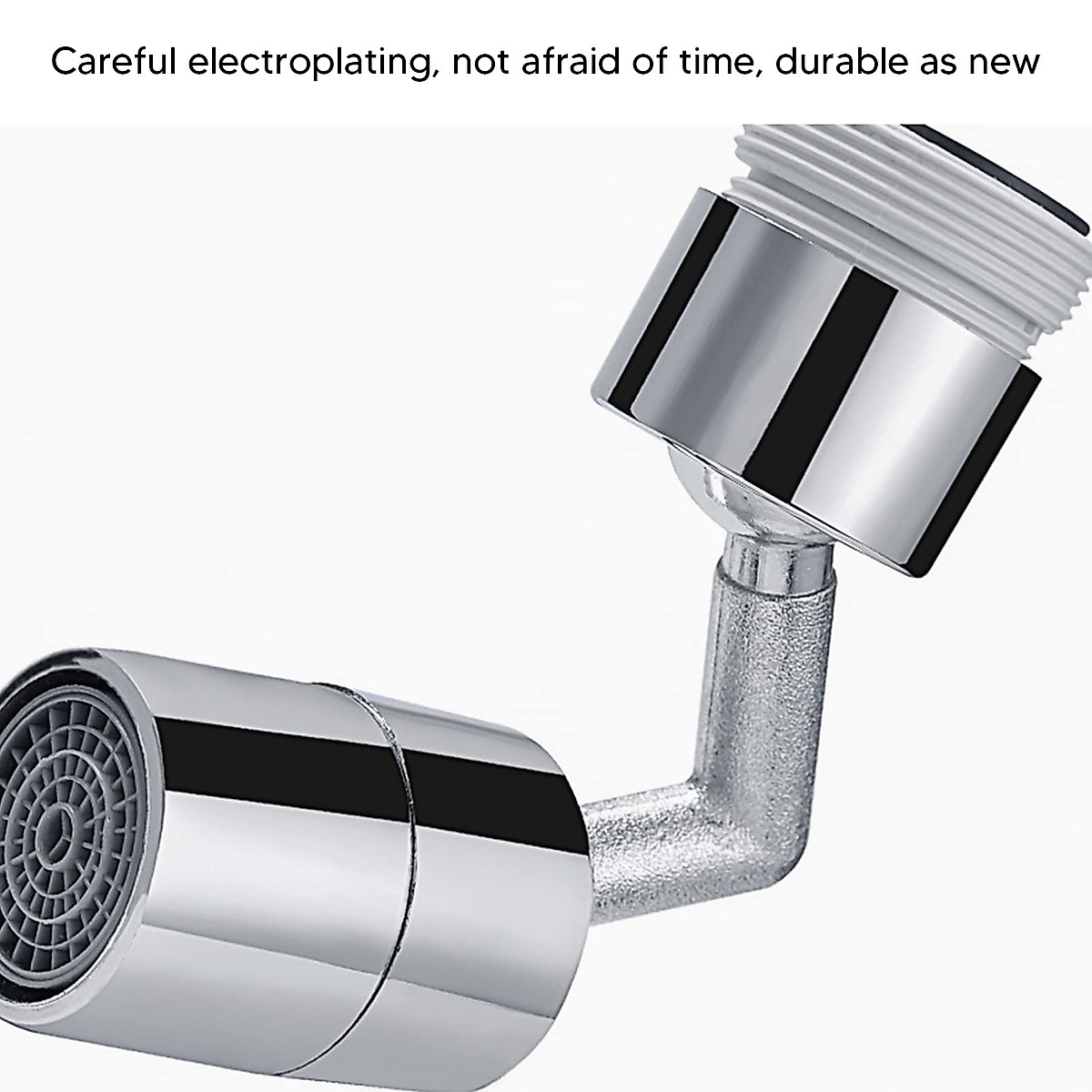 360 Degree Swivel Faucet Extender, Faucet Extender for Bathroom Sink, Splash Proof Large Angle Rotating Faucet Extender, Soft Water Discharge for Home Bathroom, Kitchen, Restaurant