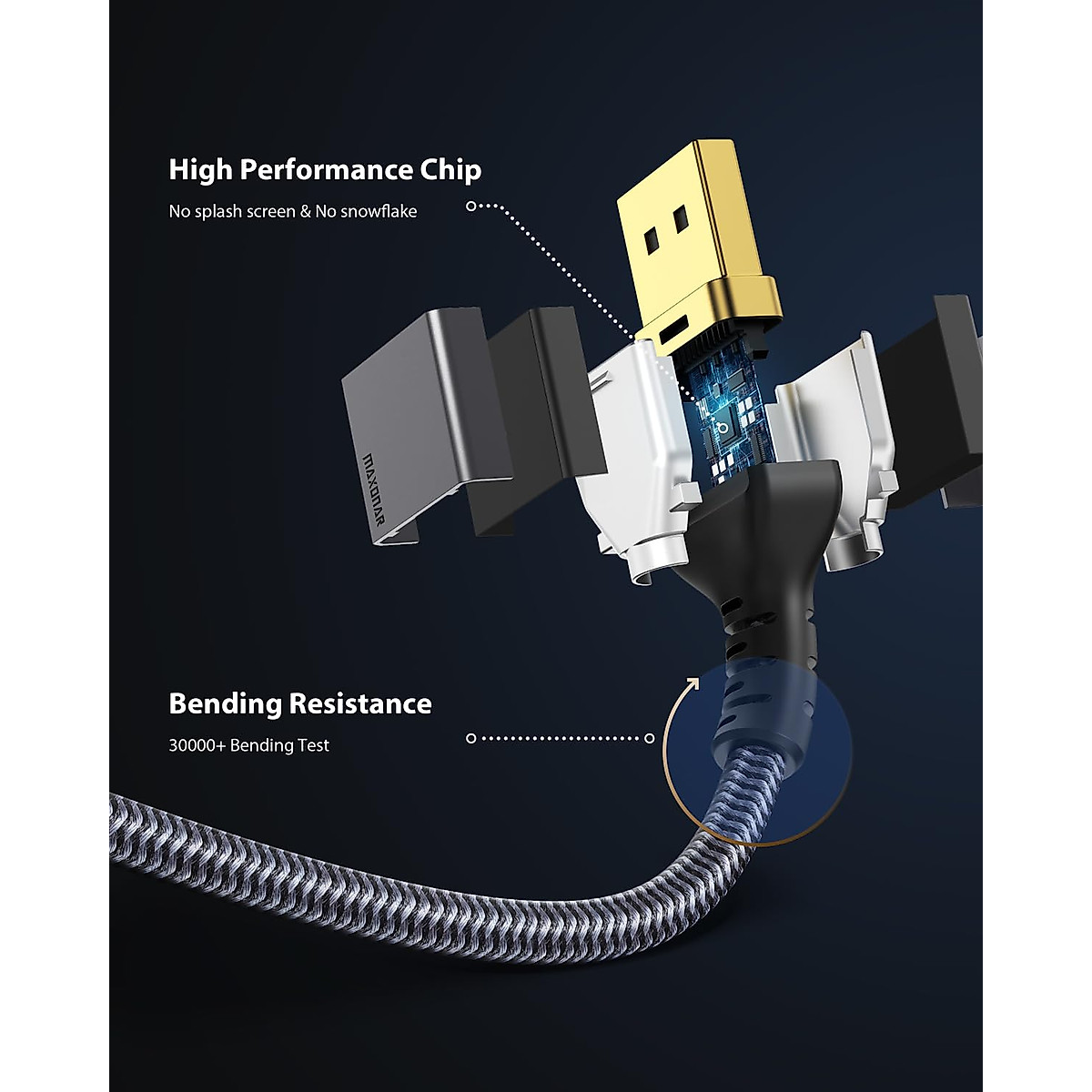 Maxonar USB C to DisplayPort VESA Certified, 8K 60Hz Non-Bidirectional Type C to DP Cable 6.6FT/2M(4K 60Hz 144Hz 120Hz) 32.4Gbps 1.4 HBR3 Alt Mode Video Adapter for iM1 MacBook Pro Mac Mini, XPS 15
