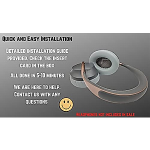 Premium Replacement NC700 Ear Pads / NC700 UC Pads Cushions Compatible with Bose NC700 Headphones/Bose Noise Cancelling 700 Headphones/Bose NC700 UC Headphones (Grey). Great Comfort/Durability