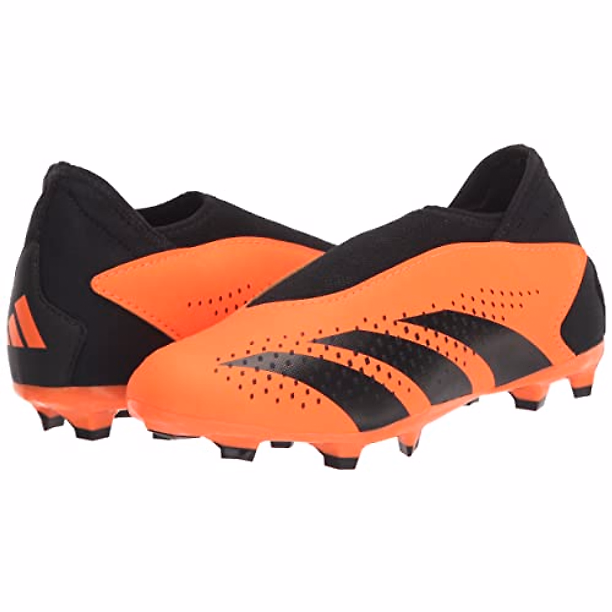 adidas Predator Match Unisex-Child Shin Guards Accuracy.3 Firm Ground Team Solar Orange/Black/Black 12