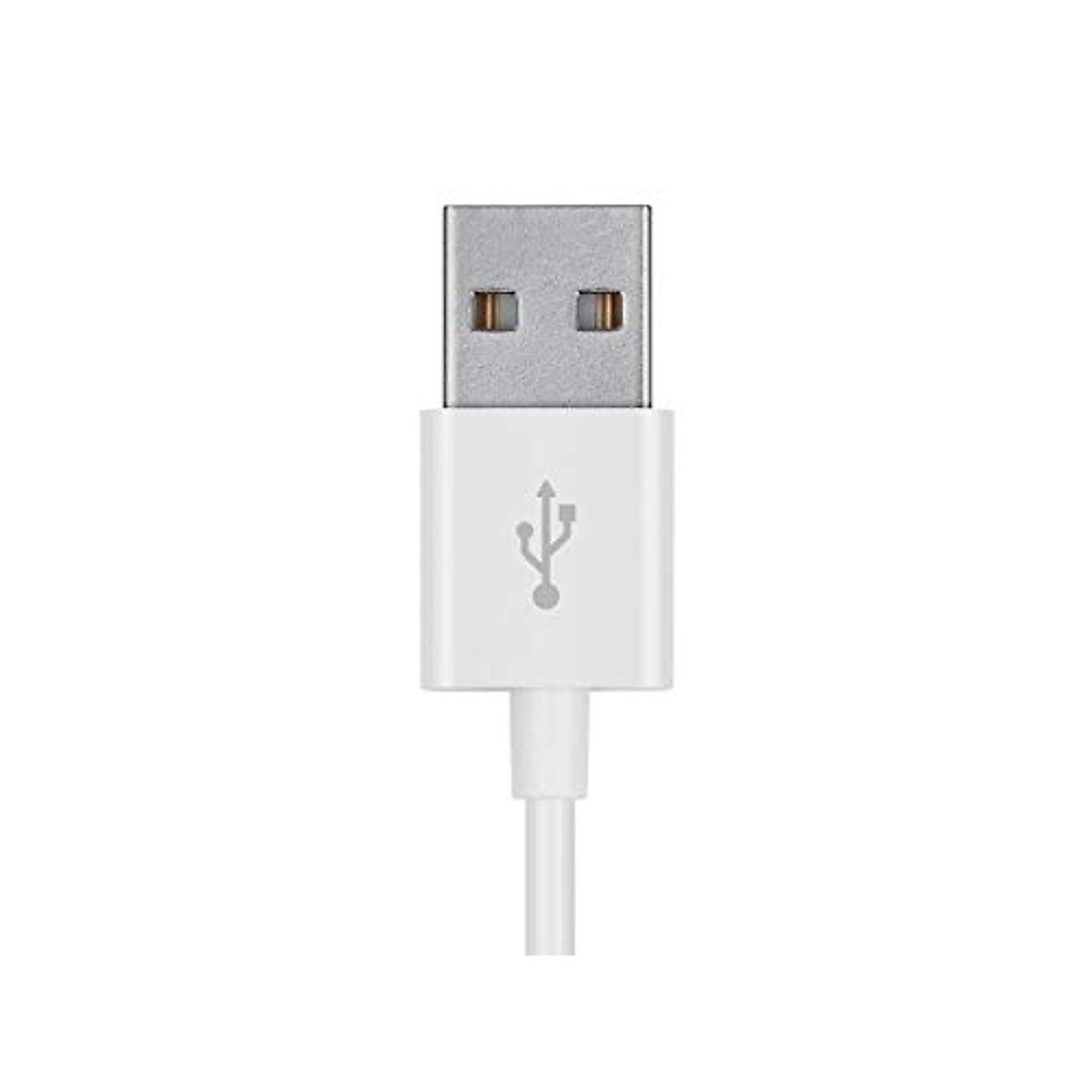 Monoprice USB-A to Micro B Cable - 3 Feet - White, Polycarbonate Connector Heads, 2.4A, 22/30AWG - Select Series