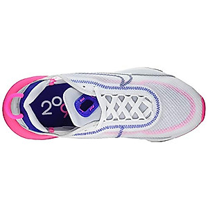 NIKE Women's Running Shoe, White Concord Pink Blast Pure Platinum, 8