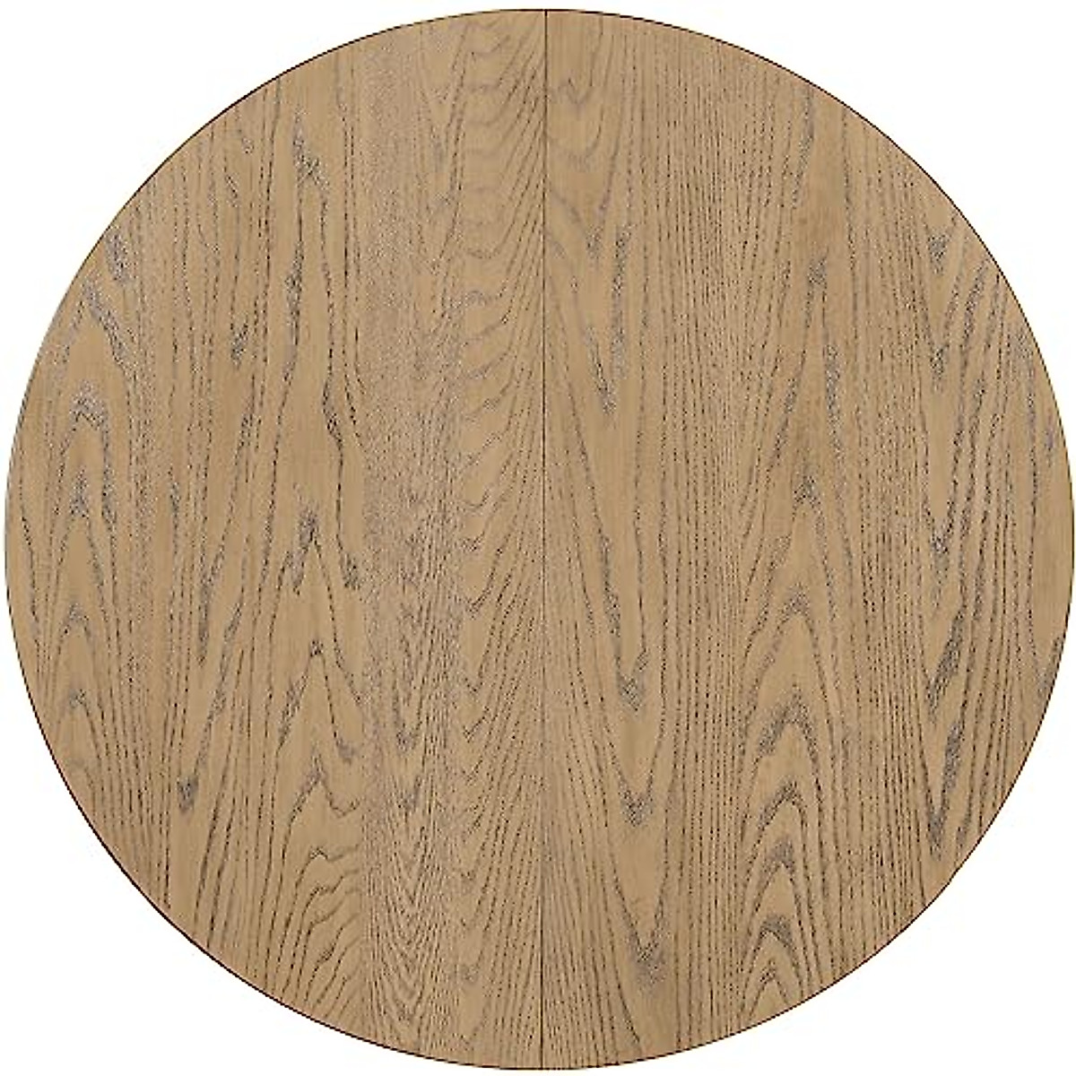 WOZNLA 5-Piece Kitchen Dining Table Set - Round Wood Table and 4 Classic Style Chairs - Perfect for Family Gatherings