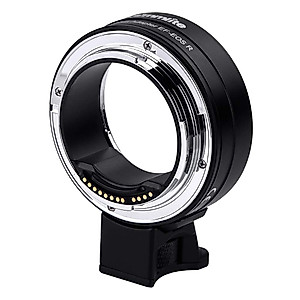 Commlite CM-EF-EOS R Lens Adapter, Electronic Auto-Focus EF to R Mount Adapter for Canon EF/EF-S Lens to EOS R, EOS RP, EOS R6, EOS R5 Series Mirrorless Cameras