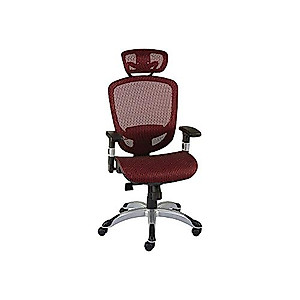 Staples 2257054 Hyken Technical Mesh Task Chair Red
