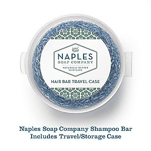 Naples Soap Company Solid Shampoo Bar for All Hair Types – Eco-Friendly, Free of Parabens, Alcohol, Pthalates – Handmade, pH Balanced, Hydrating Haircare, Lasts 50-75 Uses – Boyfriend, 1.75 oz