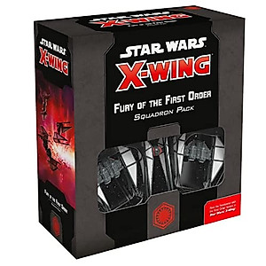 Star Wars X-Wing 2nd Edition Miniatures Game Furty of the First Order EXPANSION PACK - Strategy Game for Adults and Kids, Ages 14+, 2 Players, 45 Minute Playtime, Made by Atomic Mass Games