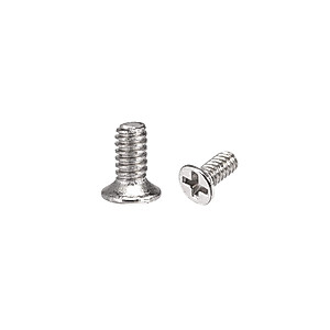 uxcell M1.4 x 3mm Phillips Screw Fastener Silver Tone for Laptop PC TV Fan Switch 500pcs