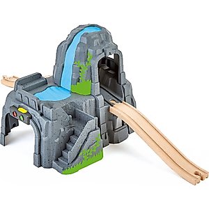 Hape Light and Sound Mountain Tunnel - Wooden Train Track Accessories