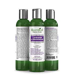 Botanical Green Care 'Lavender & Cedarwood' CONDITIONER - Thickening, Hair Growth, Strengthening Conditioner for Thinning Hair. Color Safe