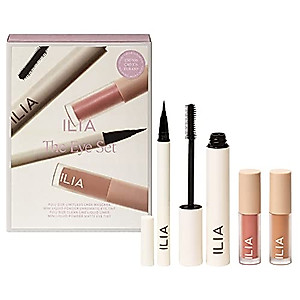 ILIA - The Eye Set Limited Edition 4 Piece Clean Beauty Gift Set | Non-Toxic, Vegan, Cruelty-Free, Clean Makeup