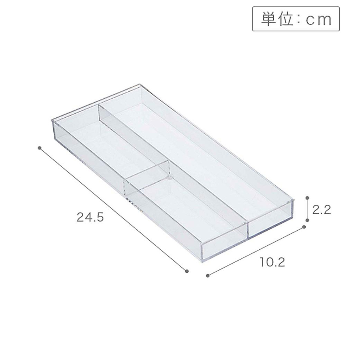 YAMAZAKI home Tower Expandable Drawer Organizer WH Space saving One Size White