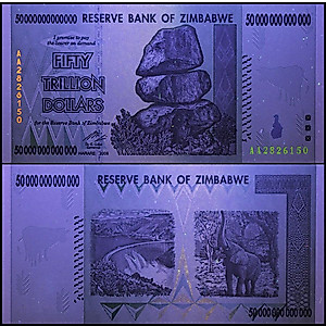 2008 - Reserve Bank of Zimbabwe 50 Trillion Dollar Seller Uncirculated