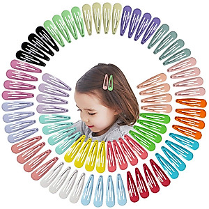 JIARON 80PCS Hair Clips, 2 Inch Non-Slip Metal Hair Barrettes for Girls, Kids, Baby and Women. (20 Colors)