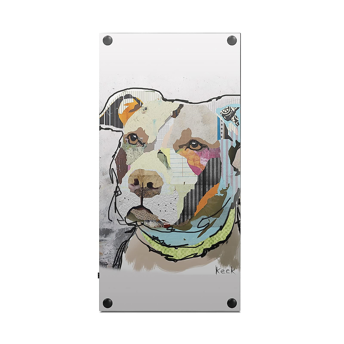 Head Case Designs Officially Licensed Michel Keck Pitbull Art Mix Vinyl Sticker Gaming Skin Decal Cover Compatible With Xbox Series X Console