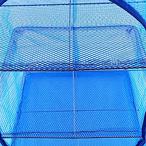 lolicute Drying Rack Net Dryer 4 Layers Fish Net 15.7x 15.7 x 25.6Inch Drying Rack Folding Fish Mesh