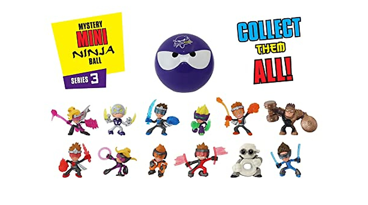 NINJA KIDZ TV Mini Mystery Ninja Ball 2 Pack - Series 3 Purple ...