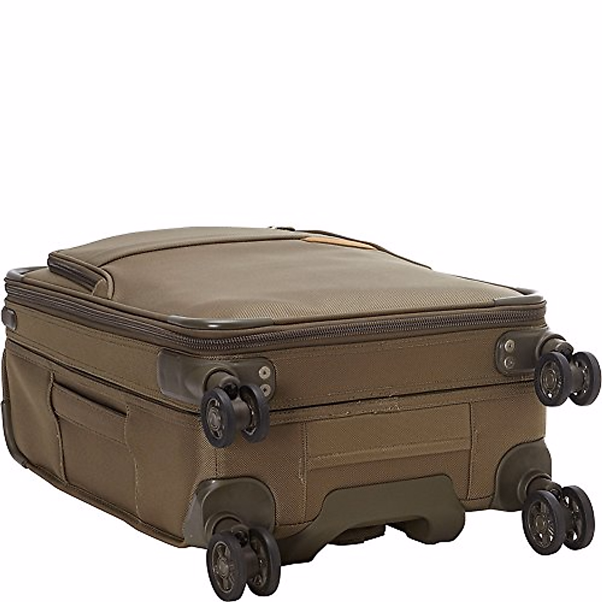 Briggs & Riley Baseline 22 inch Softside Carry On Luggage with Spinner Wheels 22 x 14 x 9. Expandable Suitcase with Compression Packing System, Black