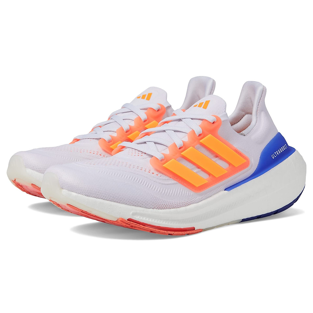 adidas Men's Ultraboost Light White/Solar Gold/Lucid Blue 9 D (M)