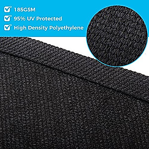 LAUREL CANYON 12' x 12' x 17' Sun Shade Sail Right Triangle UV Bloack Patio Canopy for Outdoor Lawn Garden, Dark Gray Color