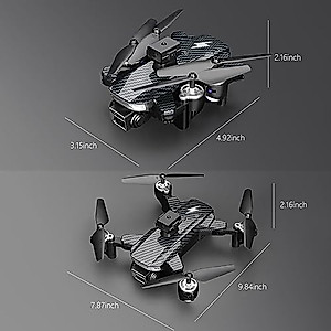 1080P HD WiFi FPV Drone, Dual HD Camera, Gesture Control, Route Flying, Live Video, Circle Fly, Multifunction Smart Drone for Beginners&Professionals