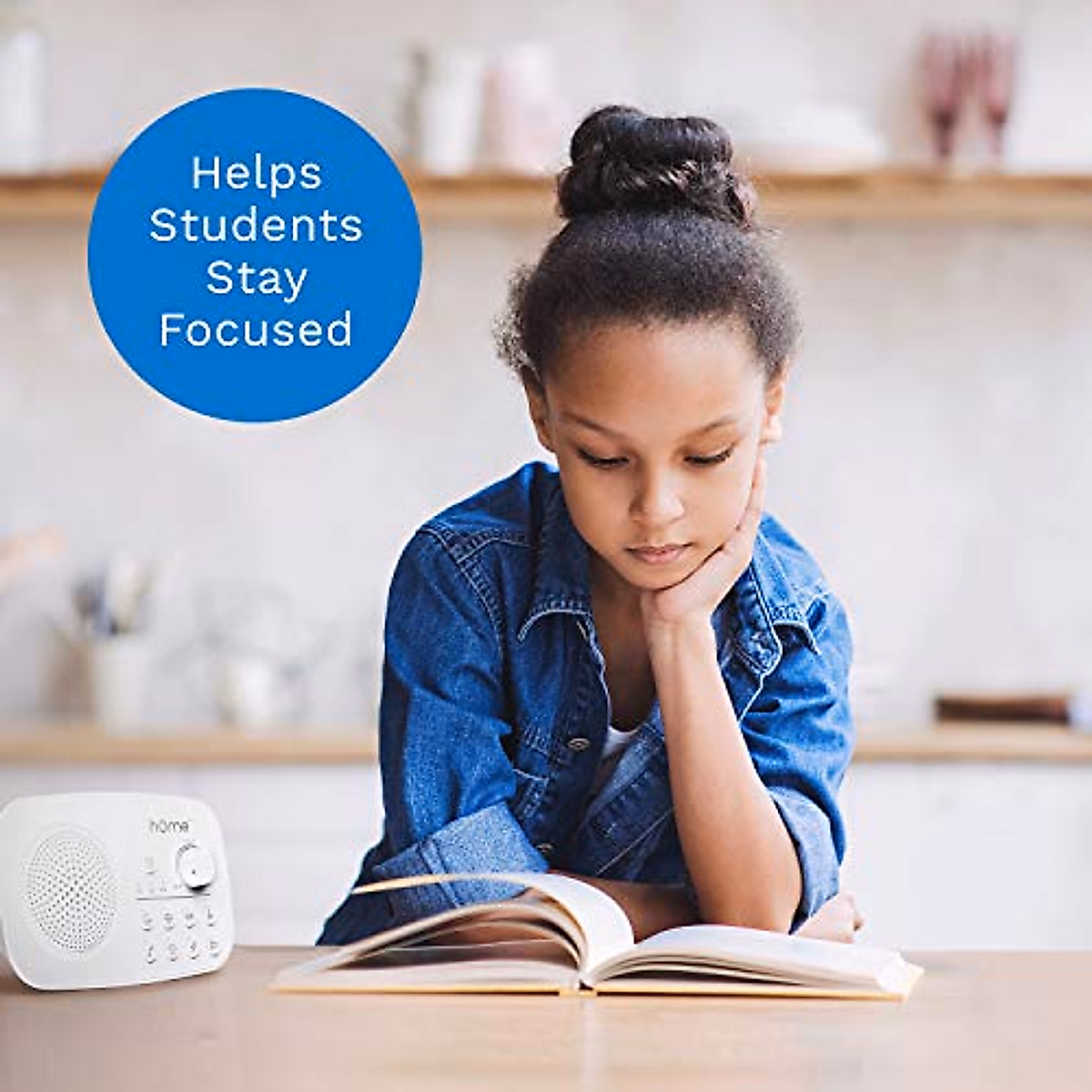 hOmeLabs Portable White Noise Machine - 8 Surprisingly Soothing Sounds for Sleep, Slumber, Siesta or Snooze