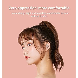 Togetface Girls Wireless Earbuds,Tiny Bluetooth 5.0 Earbuds with Cute Pink Cat Charging Case,HiFi Stereo Sound,Mic for Clear Calls Touch Control,36H Playtime Lightweight Wireless Headphones for Kids