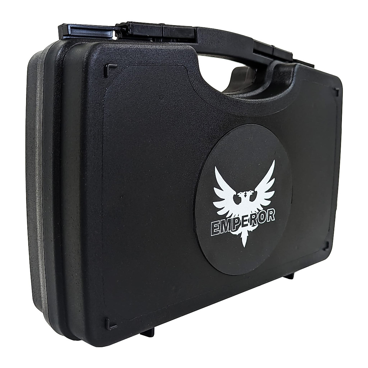 My Holster Emperor Arms Pistol Gun Case for Firearms, Handgun Hard Carrying Cases Lockable Storage for Home or Travel, Heavy-Duty with Egg Crate Foam
